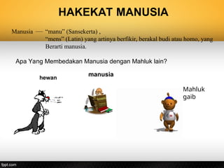 Mata kuliah ilmu komunikasi gizi materi: HAM | PPT