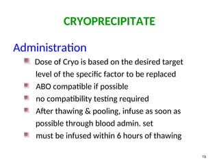 blood componentppt blood transfusionssss | PPT