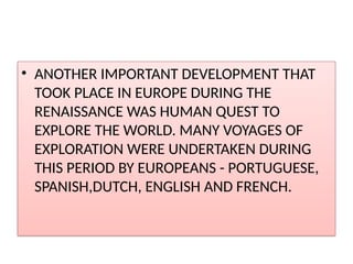 Modern history slides 3. THE RENAISSANCE-LECT 2.pptx