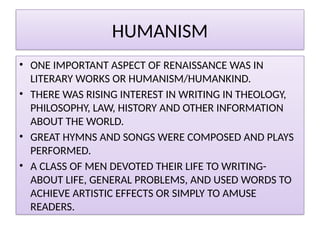 Modern history slides 3. THE RENAISSANCE-LECT 2.pptx