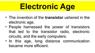 Media and Information Literacy-Electronic Age | PPTX
