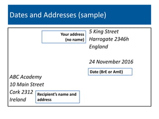 FORMAL_____LETTERS (FORMAL______LETTERS) | PPT