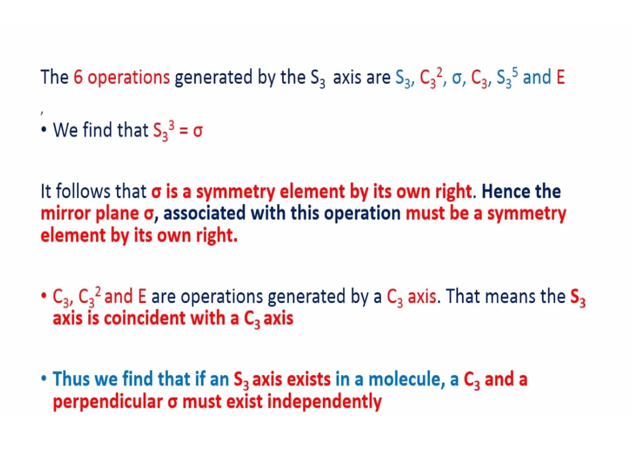 3. improper rotation axis, group theory | PPT