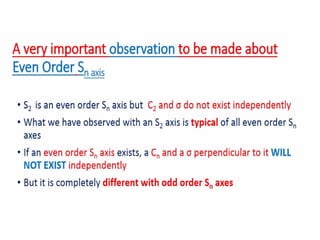 3. improper rotation axis, group theory | PPT