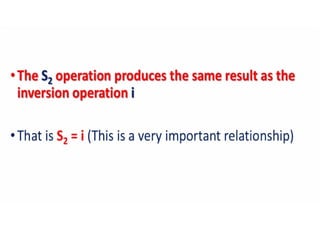 3. improper rotation axis, group theory | PPT
