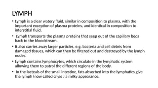 FUNCTION OF LYMPH & LYMPHATIC SYSTEM .pptx