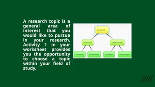 Proper Writing the Background of Research | PPTX