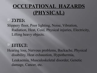 biohazards introduction types and occupational hazards | PPTX