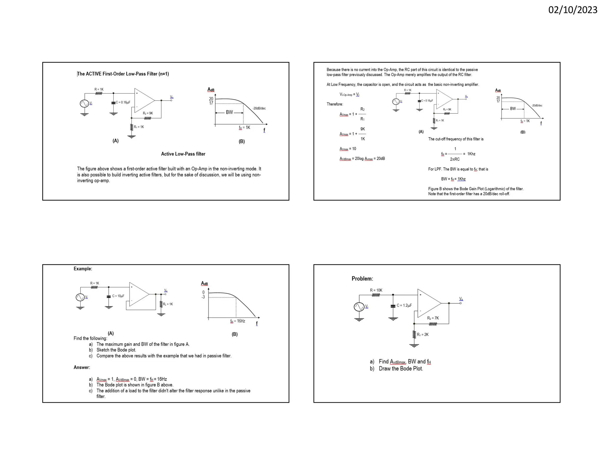 Filters Low Pass Filter High Pass Filter And Band Pass Filter Ppt