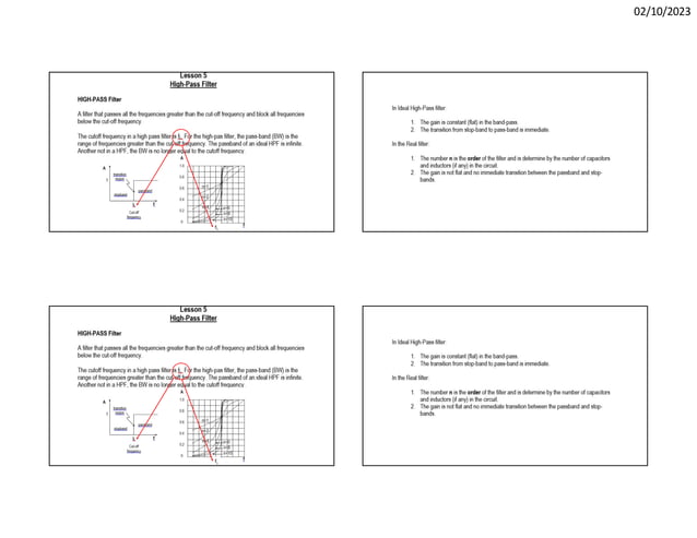 Filters low pass filter high pass filter and band pass filter | PPT