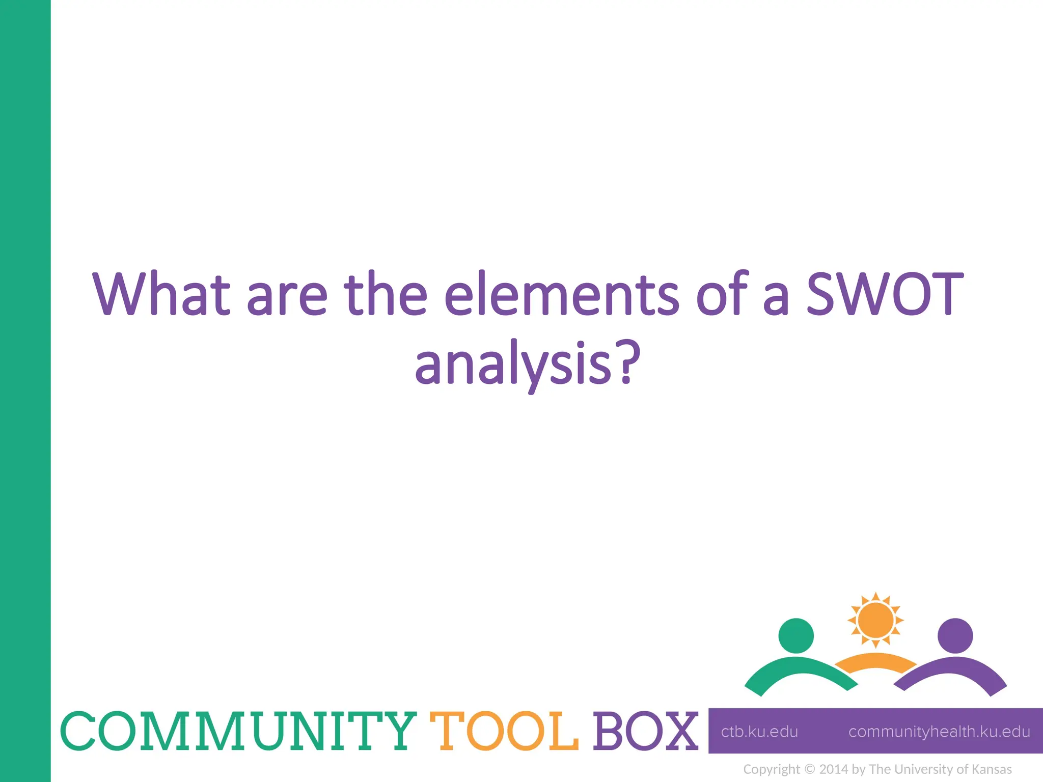 SWOT analysis is a strategic planning technique that allows ...