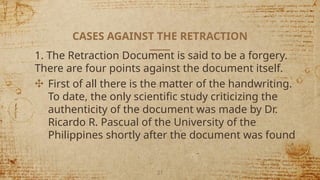 3. Retraction.pptxReadings in Philippine History | PPTX