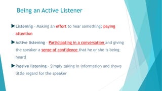 Essential Communication Skills for teaching | PPT