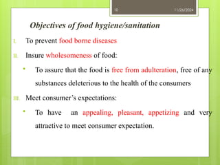 Food Hygiene and safety ( For Health Science students) | PPTX