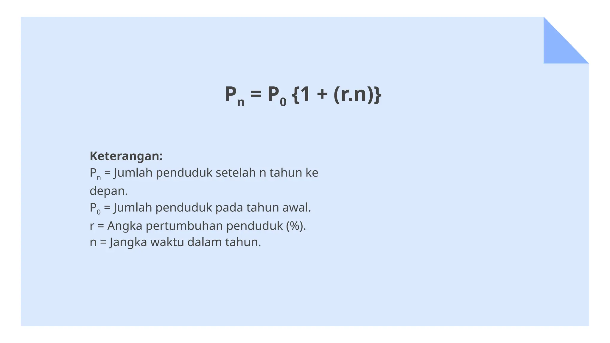 Proyeksi Penduduk beserta rumus terkait proyeksi penduduk.pptx
