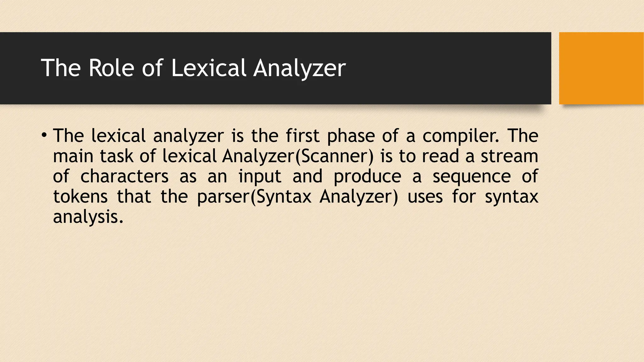 Compiler Construction ( lexical analyzer).pptx