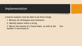 Compiler Construction ( lexical analyzer).pptx
