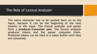 Compiler Construction ( lexical analyzer).pptx