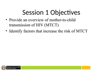 3. National PMTCT Module 2 session 1.ppt