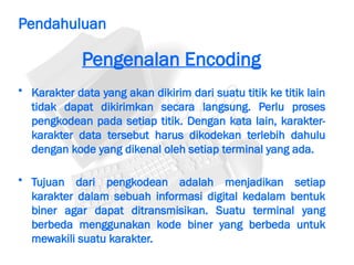 Pengkodean Data Komunikasi dan Sistem Digital | PPT