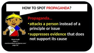 3.MIL 4. Types of Media (Part 3)- Understanding Propaganda in the ...