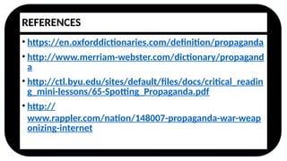 3.MIL 4. Types of Media (Part 3)- Understanding Propaganda in the ...