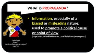 3.MIL 4. Types of Media (Part 3)- Understanding Propaganda in the ...