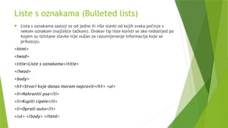 3. HTML Liste s brojevima (Numbered lists) osnove predavanje.pptx