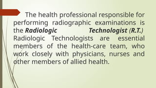 3. The Science of Radiology and Radiologic TEchnology.pptx
