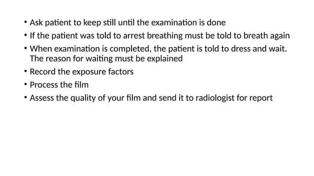3.RADIOGRAPHIC DRILL. based on radiographic technique pptx | PPTX