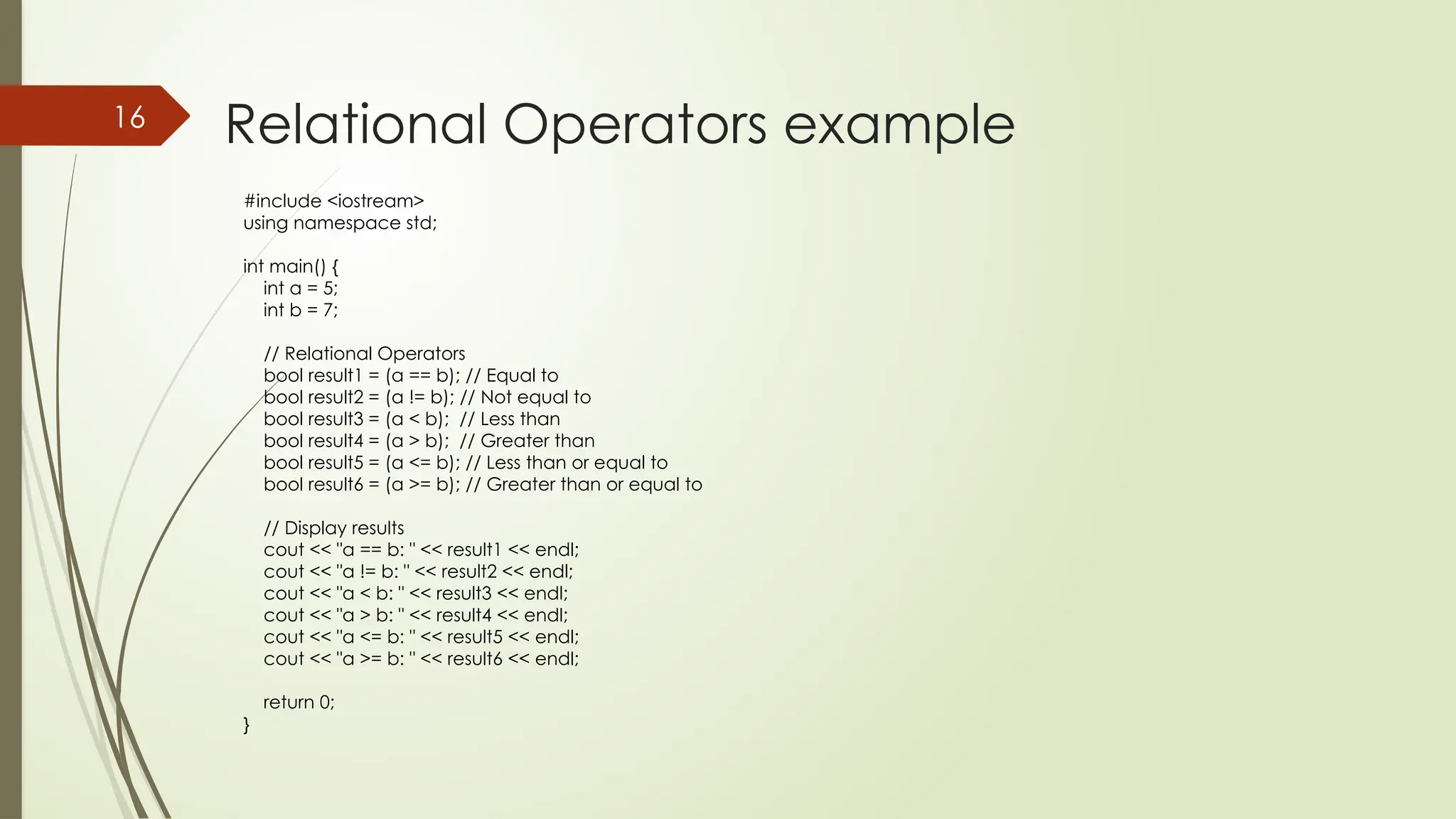 Operators in c++ programming types of variables | PPT Operators in c++ programming types of variables | PPT