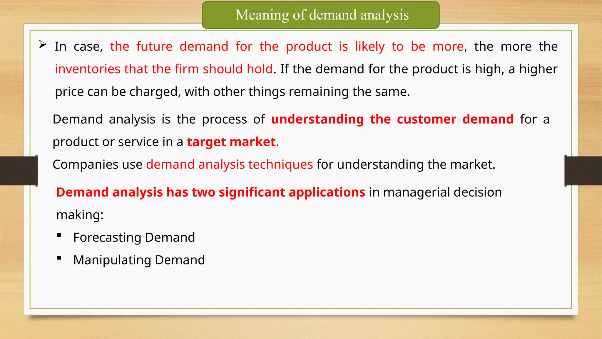 Demand meaning definition and types Demand schedule | PPT