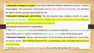 Demand meaning definition and types Demand schedule | PPT