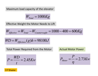 Design of Bucket Elevator & Cage Elevator | PDF
