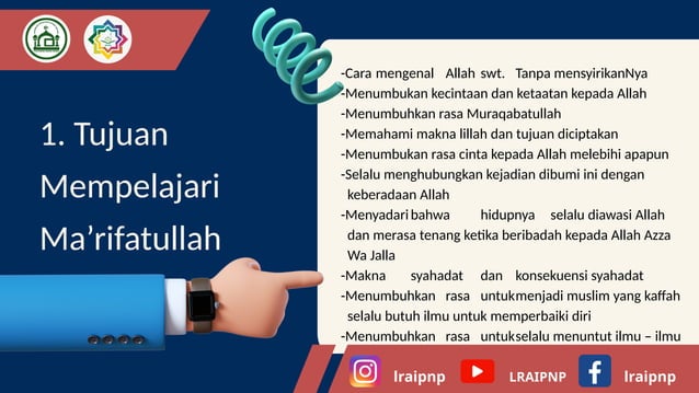 3. MA'RIFATULLAH materi mengenai ma'rifatullah belum diverifikasi nih ppt | PPTX