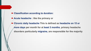 3. headache and it’s types .pdf in medicine | PDF