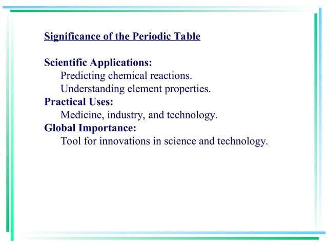 The periodic table of elements found in nature | PPT