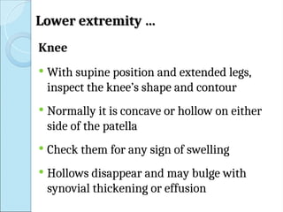 Musculoskeletal System diagnosis/examination | PPT