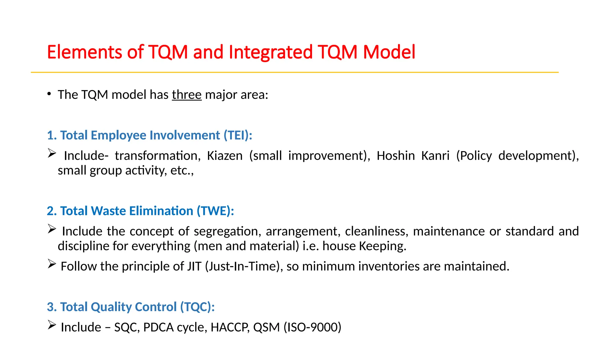 3. Total Quality Management in Dairy and Food industries | PPTX