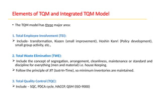 3. Total Quality Management in Dairy and Food industries | PPTX