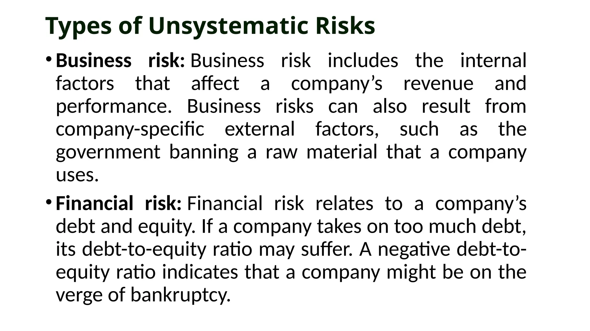 3.3Types of Risk.pptx present by akash . | PPTX
