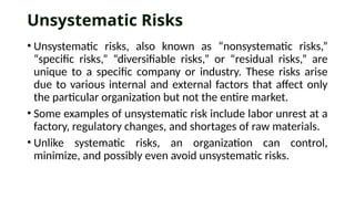 3.3Types of Risk.pptx present by akash . | PPTX