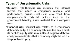 3.3Types of Risk.pptx present by akash . | PPTX