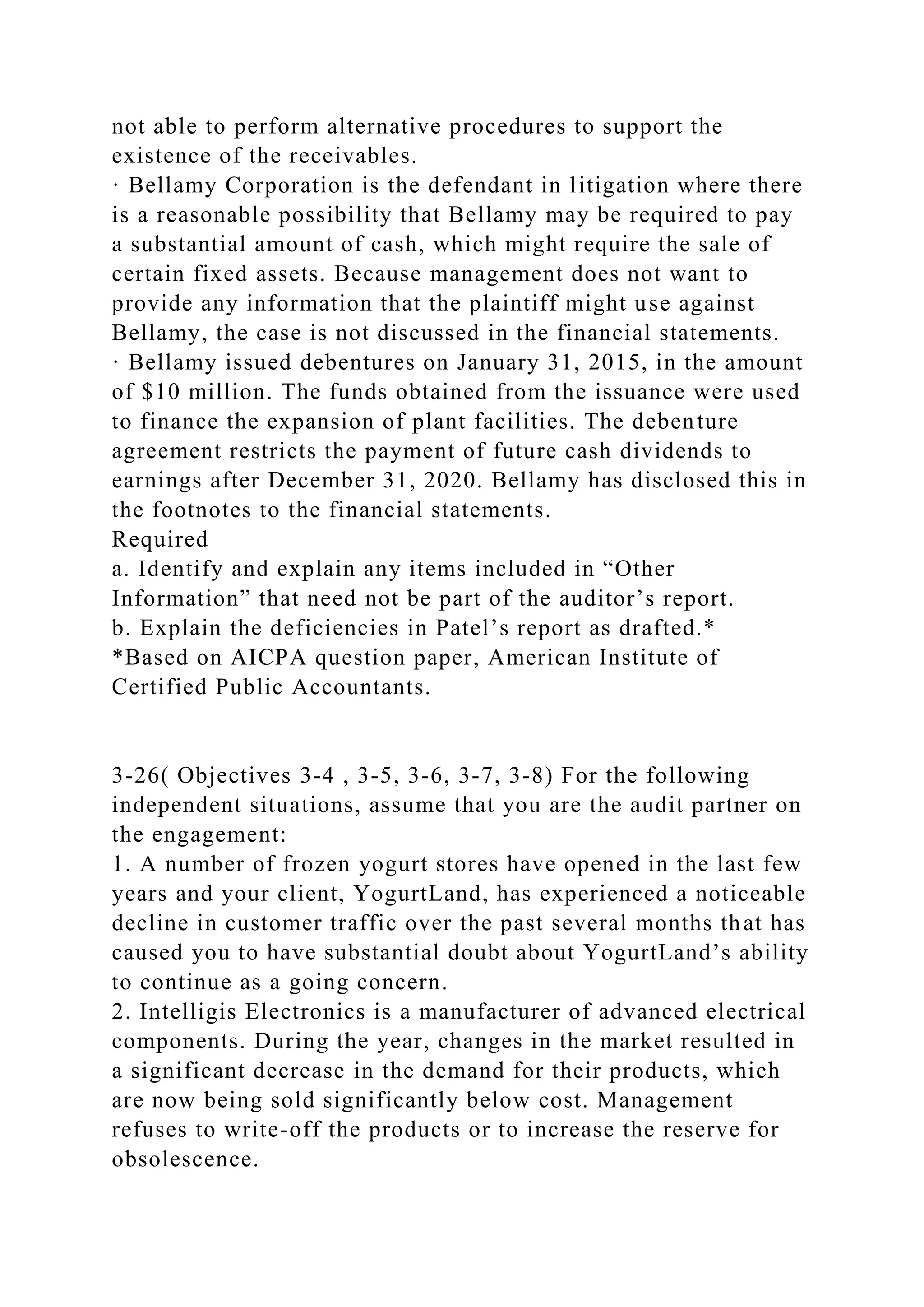 3-24 (Objectives 3-1 , 3-2, 3-4, 3-6, 3-7) Patel, CPA, has complet.docx