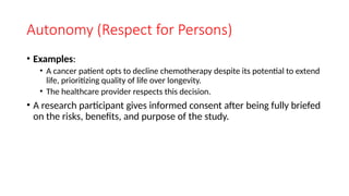 3. Principles of Bioethcs.pptx...health and medicine | PPTX