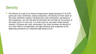 NCTU power point presentation about crude oil | PPTX