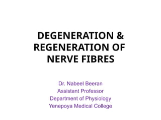 3. Degeneration a Regeneration of Nerve Fibres.pptx