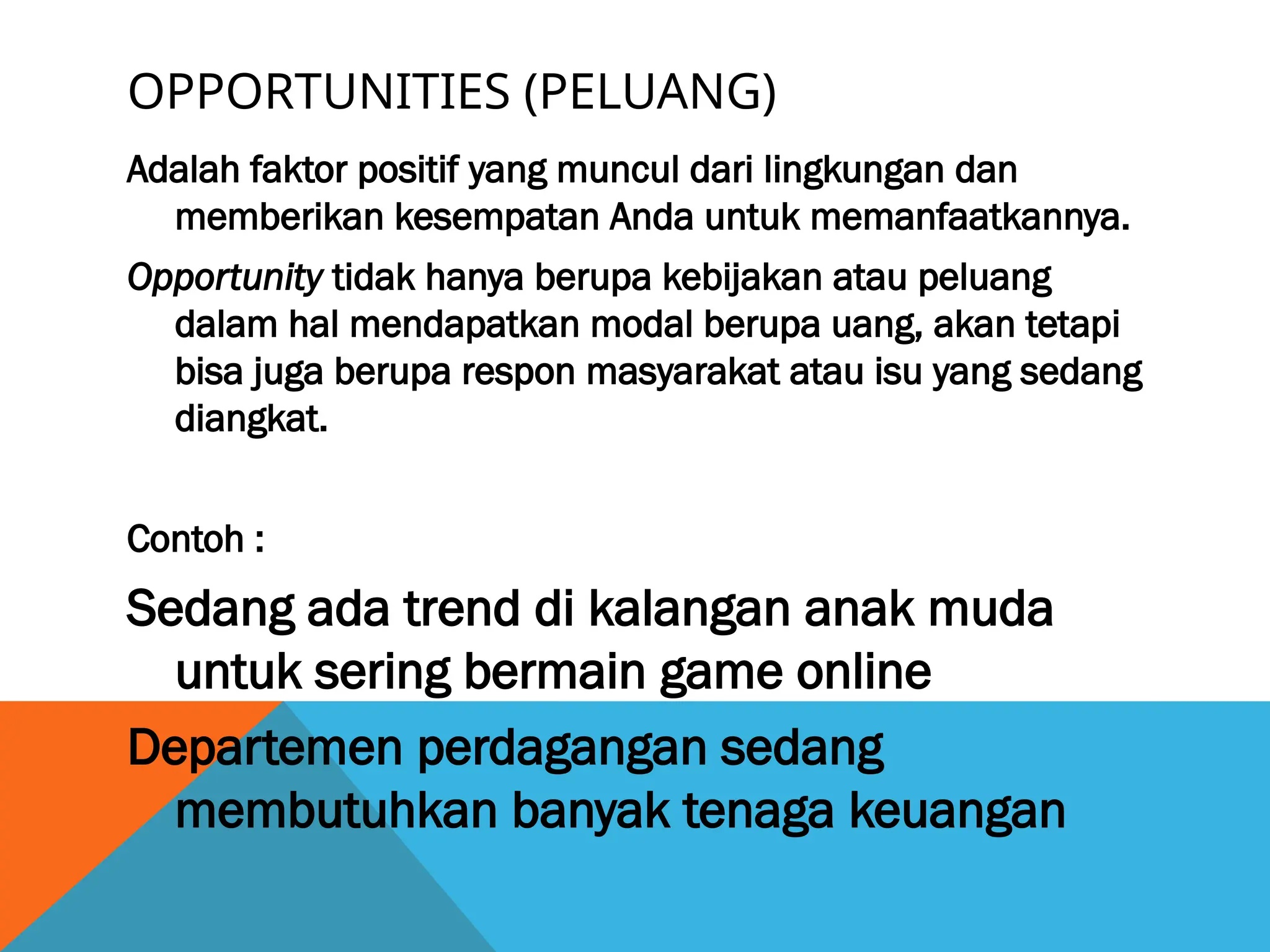 Eksplorasi diri berdasarkan analisis SWOT pptx | PPTX