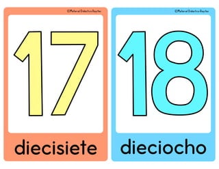 3. Lotería de números 1 al 20.pdf para trabajar en preescolar | PDF