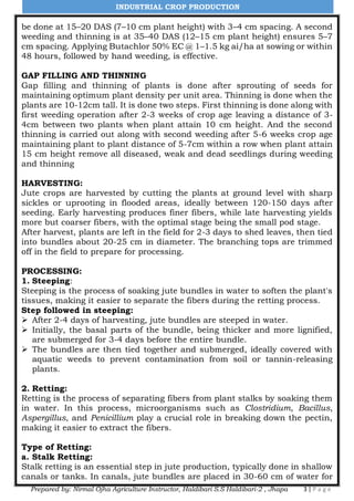 Jute Cultivation practices in nepal with | PDF